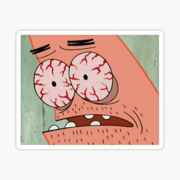 "Stressed Patrick Star" Sticker for Sale by Subzilla | Redbubble