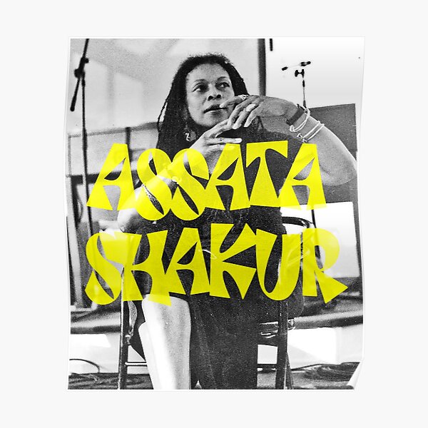 "Assata Shakur" Poster for Sale by Stounrock | Redbubble
