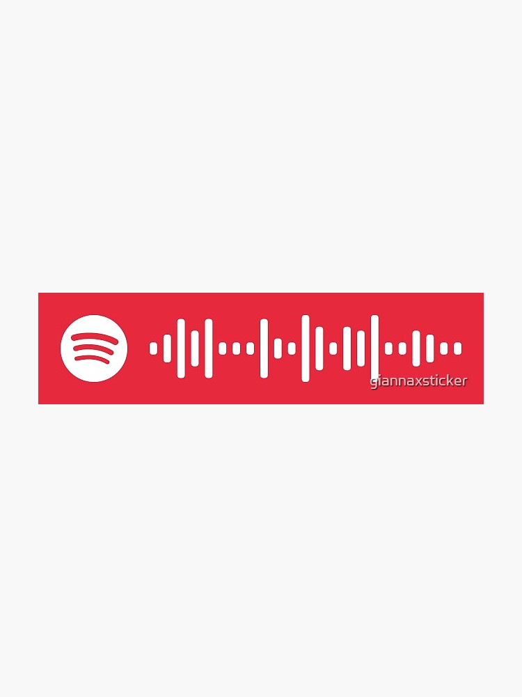 Pegatina Monstruo De Kanye West Código De Spotify De Giannaxsticker Redbubble