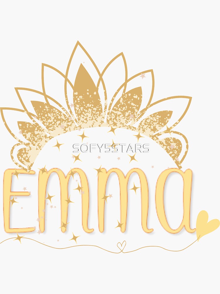 "Emma Name, Is Here Gift For emma Sticker " Sticker for Sale by ...