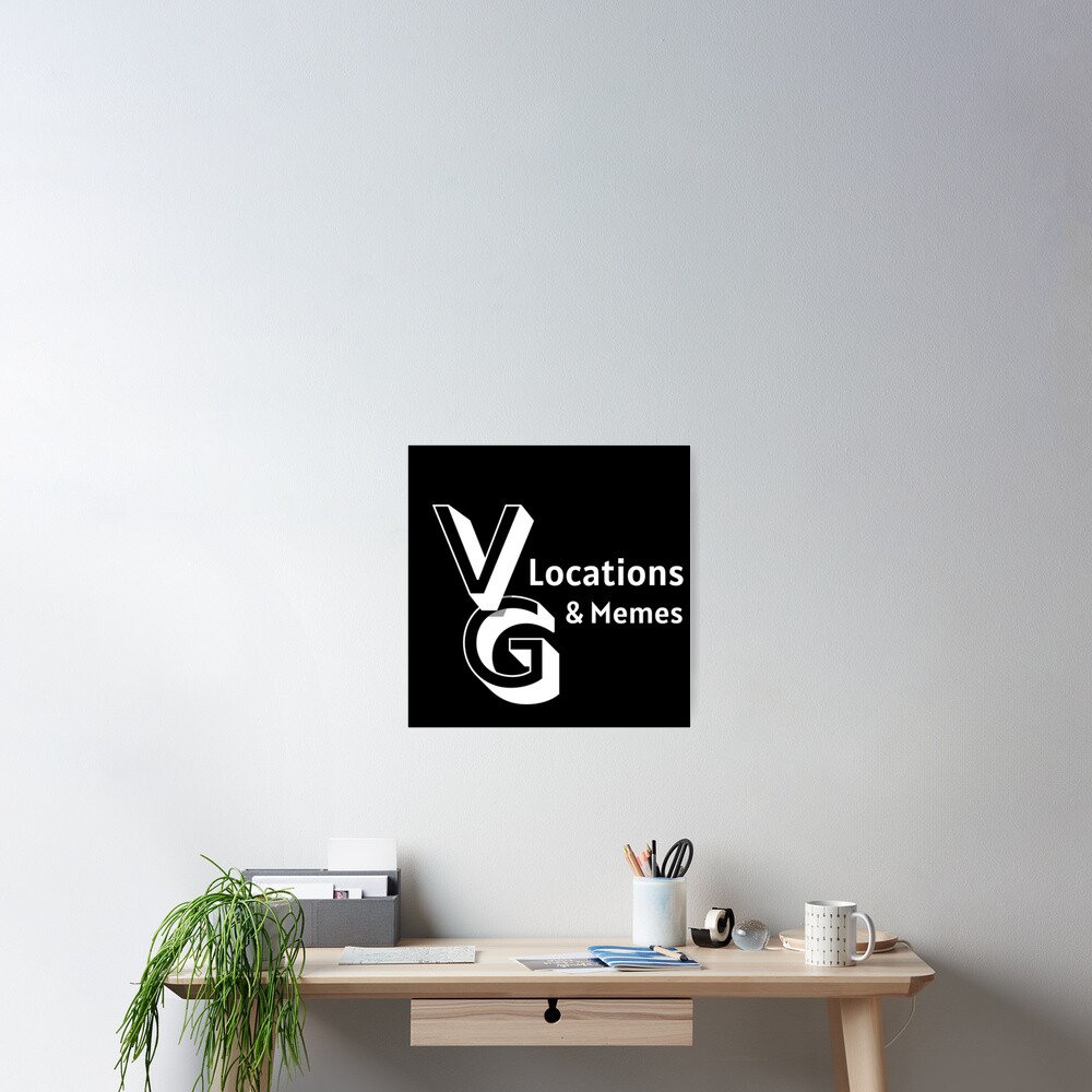 "Video Game Locations Logo" Poster for Sale by VGLocations | Redbubble