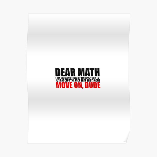 "How to do math funny quote " Poster for Sale by ZORO-DESIGN | Redbubble