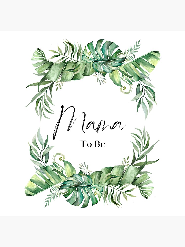 "Mama To Be" Sticker for Sale by Shelby-Soares | Redbubble
