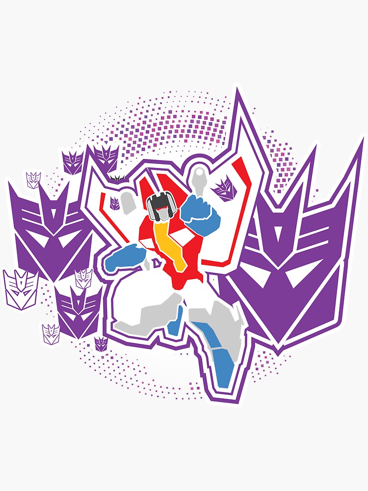 "Starscream Decepticon" Sticker for Sale by damienmayfield | Redbubble