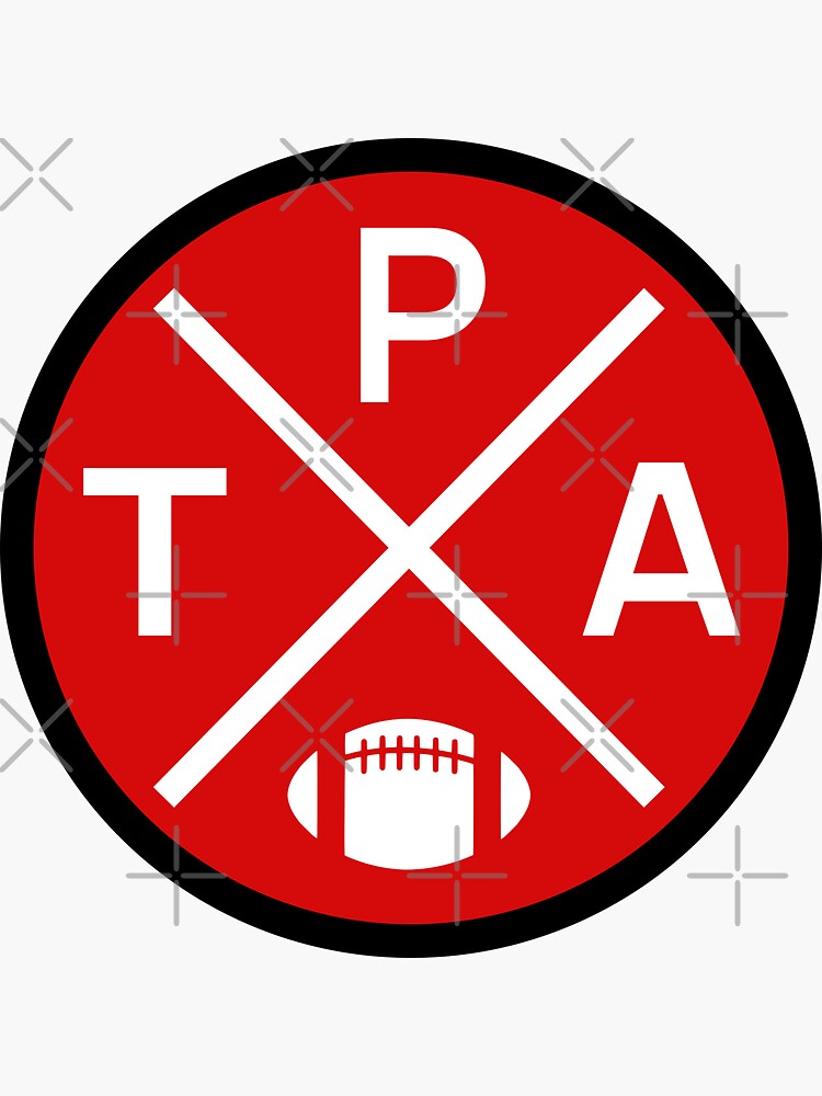 "Tampa Bay Football Emblem Vintage TPA" Sticker for Sale by pixeljamz ...