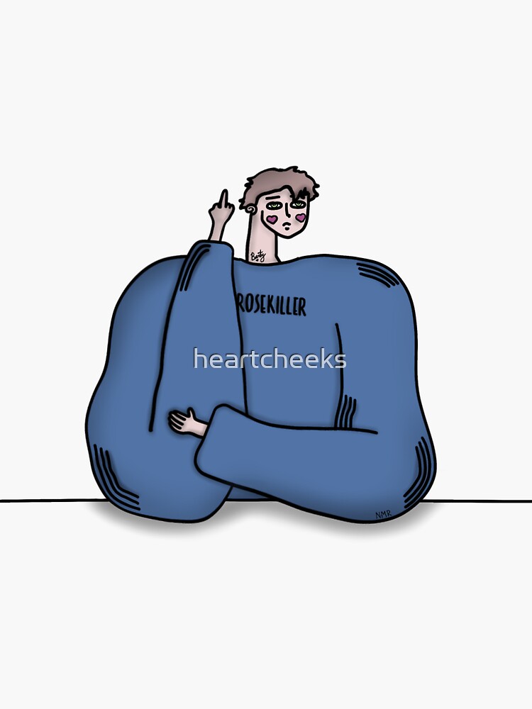 "Evan" Sticker for Sale by heartcheeks | Redbubble