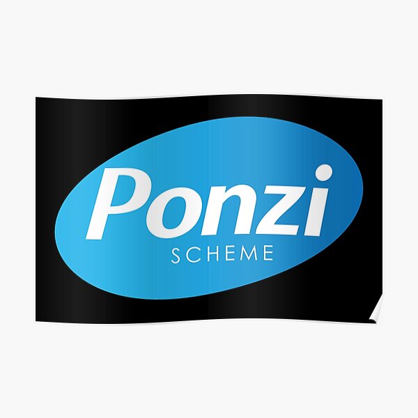 "Pfizer Ponzi Scheme" Poster for Sale by BetterDaze | Redbubble