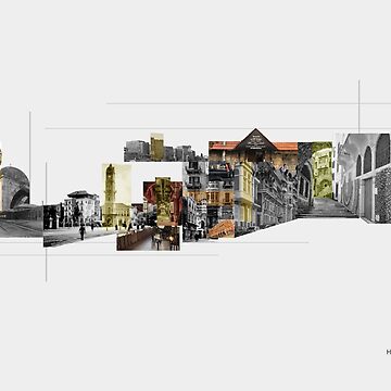 "Architectural 2D Collage " Poster for Sale by ReehamJ | Redbubble