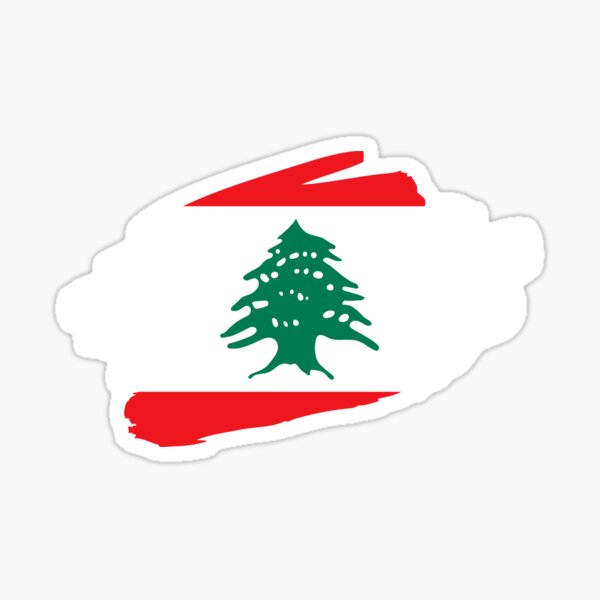 "Flag of Lebanon - Lebanese flag" Sticker for Sale by Iloveflags ...