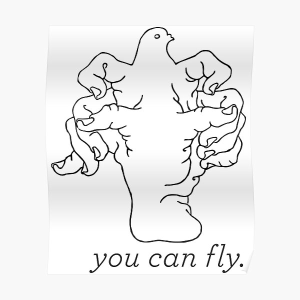 "You Can Fly, Inspired" Poster for Sale by agystudio | Redbubble