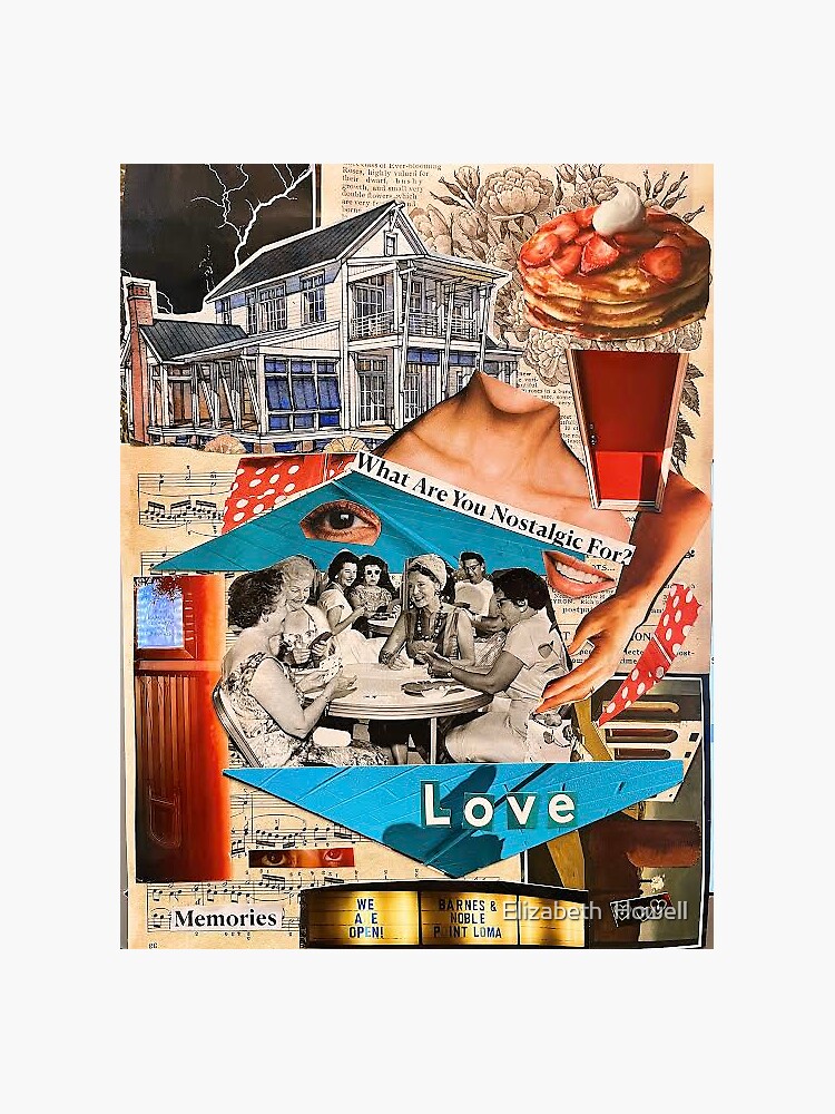 "collage art" Sticker for Sale by liza648 | Redbubble