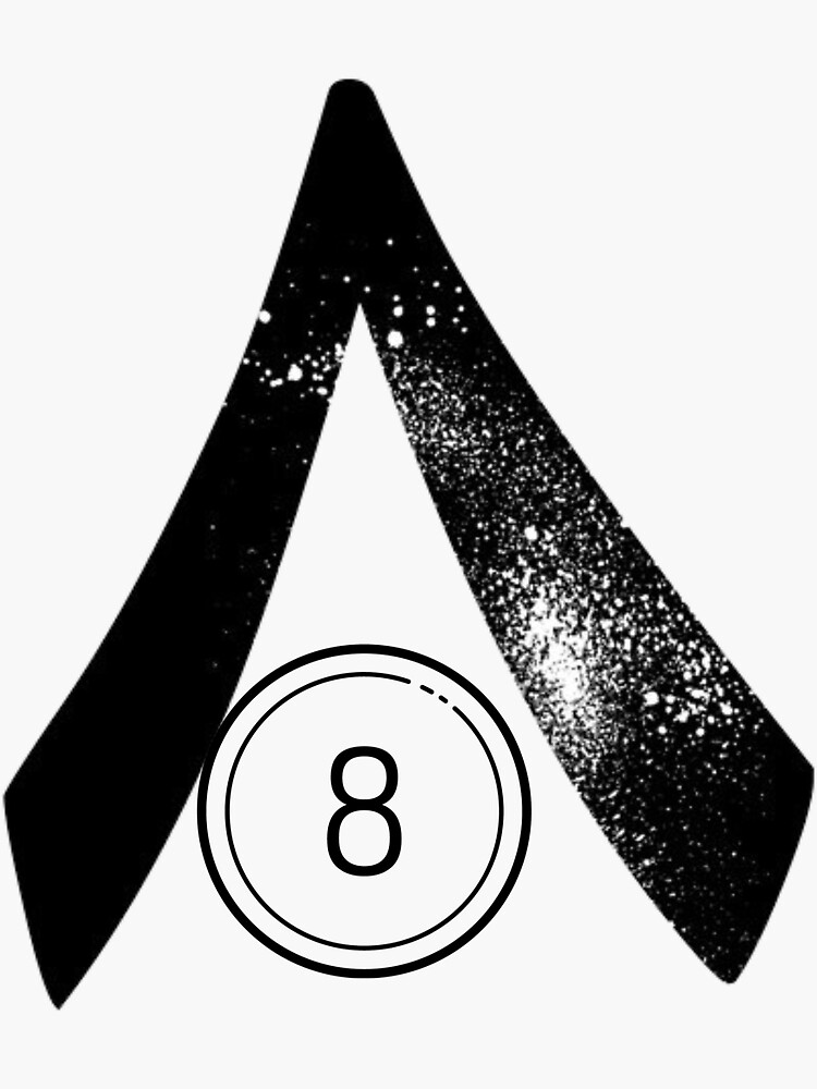 "Arabic Numbers :Eight 8" Sticker for Sale by mehdistorebaba | Redbubble