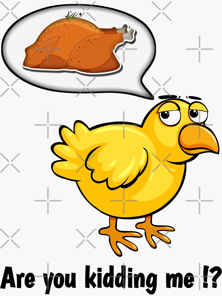 "Angry Cartoon Funny Chick Bird" Sticker for Sale by DjoooDjooo | Redbubble