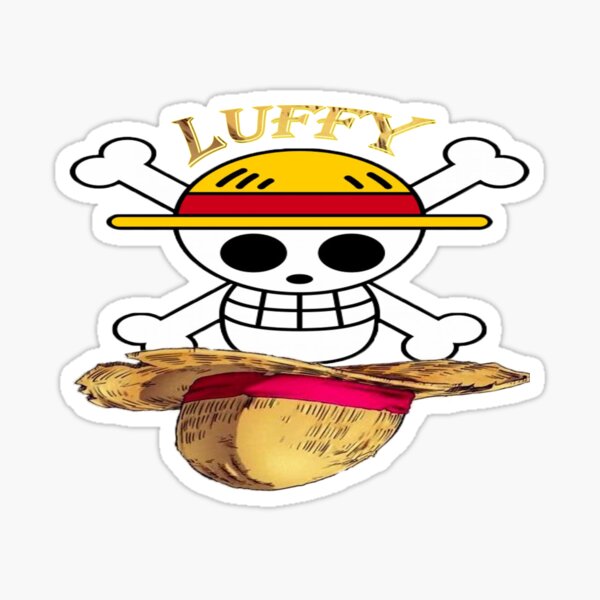 "Monkey D Luffy" Sticker for Sale by Blackship89 | Redbubble