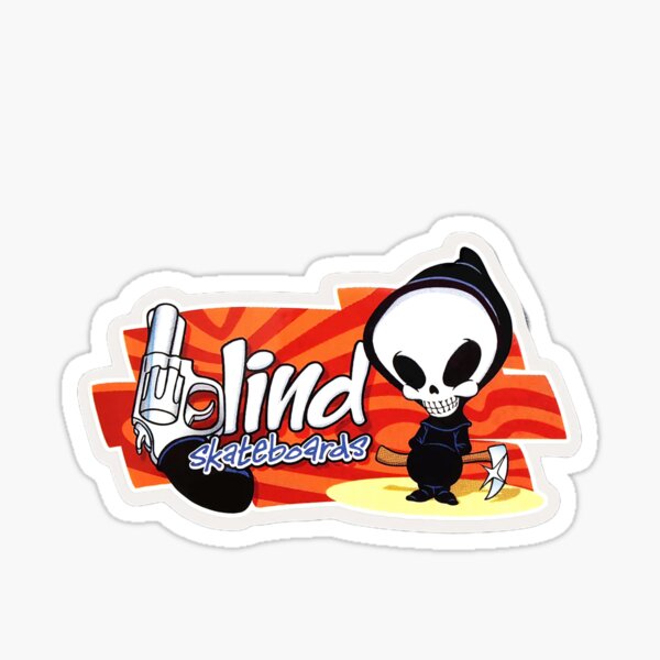 "Blind Reaper Logo" Sticker for Sale by am61811 | Redbubble