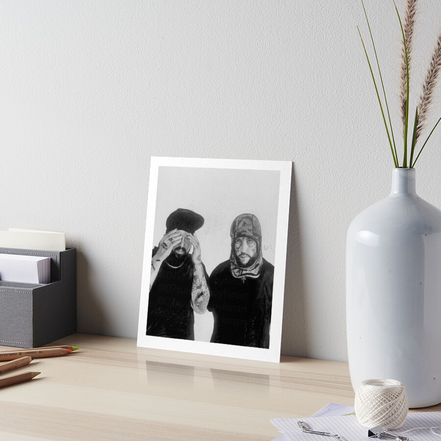 "Scrim & Ruby $uicideboy$ Suicideboys Fanart " Art Board Print for Sale ...