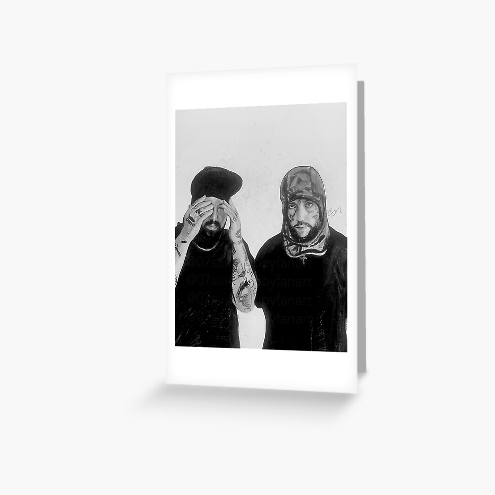 "Scrim & Ruby $uicideboy$ Suicideboys Fanart " Greeting Card for Sale ...
