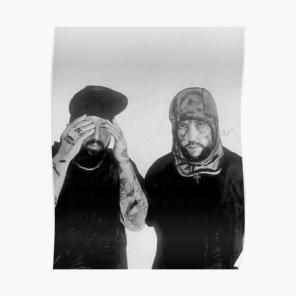 "Scrim & Ruby $uicideboy$ Suicideboys Fanart " Poster for Sale by khr0894 | Redbubble