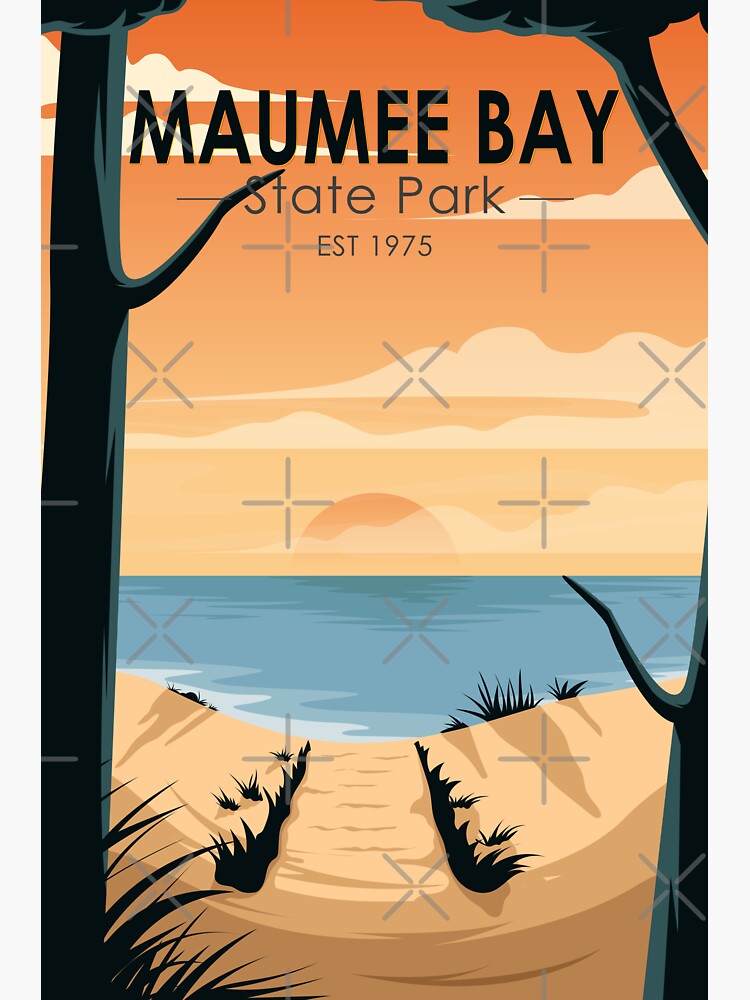 "Maumee Bay State Park Ohio Vintage" Sticker for Sale by KrisSidDesigns ...