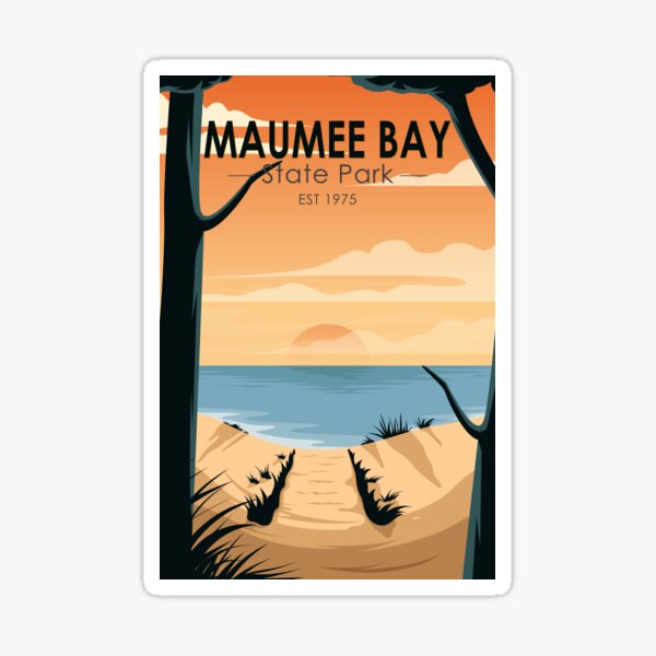 "Maumee Bay State Park Ohio Vintage" Sticker for Sale by KrisSidDesigns ...