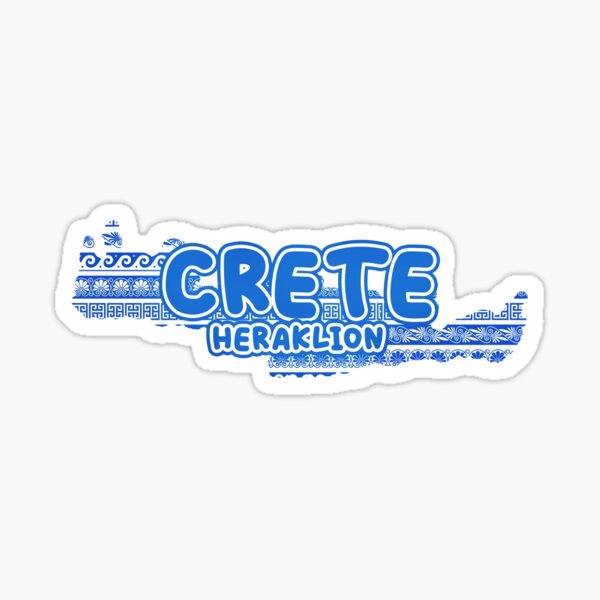 "Crete" Sticker for Sale by HACOshop | Redbubble
