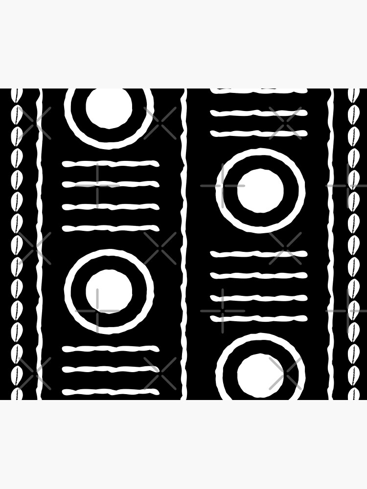 "Traditional African Mud Cloth Design" Throw Blanket for Sale by ...