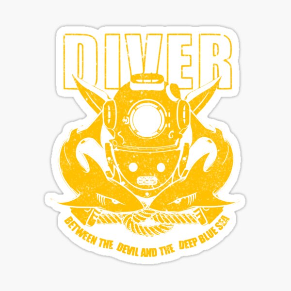 Commercial Diver Stickers | Redbubble