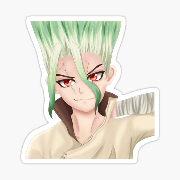 "Senku" Sticker for Sale by Zayame | Redbubble
