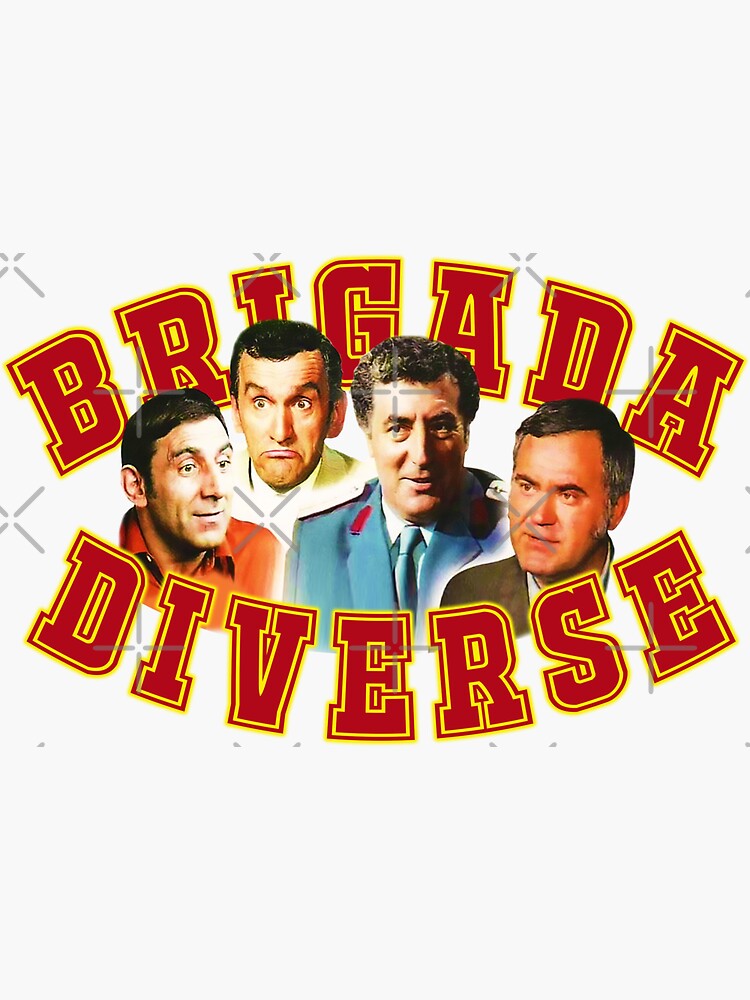 "B.D.Brigada Diverse, romanian movie II" Sticker for Sale by 70-80-90 ...