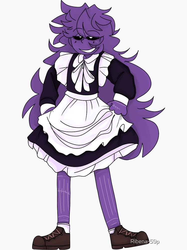 "dave miller maid dress.." Sticker for Sale by Ribena-59p | Redbubble
