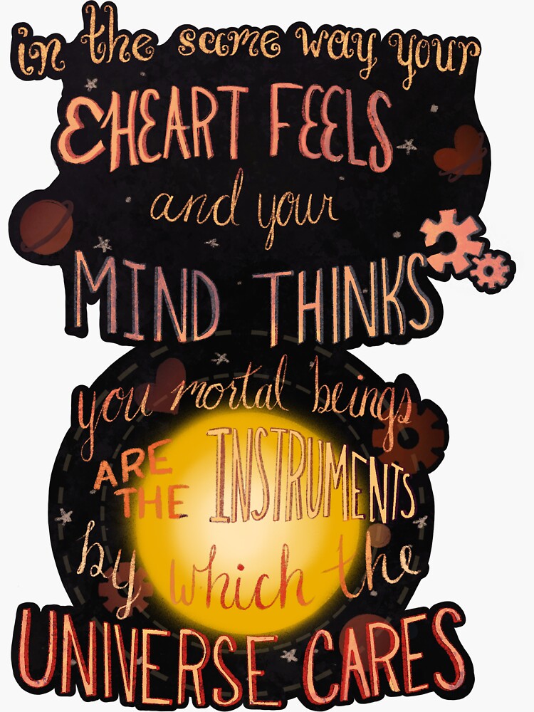 ""In the same way your heart feel..." Quote" Sticker for Sale by ...