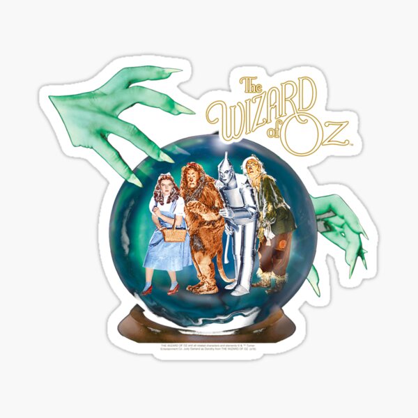"Wizard of Oz Crystal Ball" Sticker for Sale by bustlingsuitcas | Redbubble