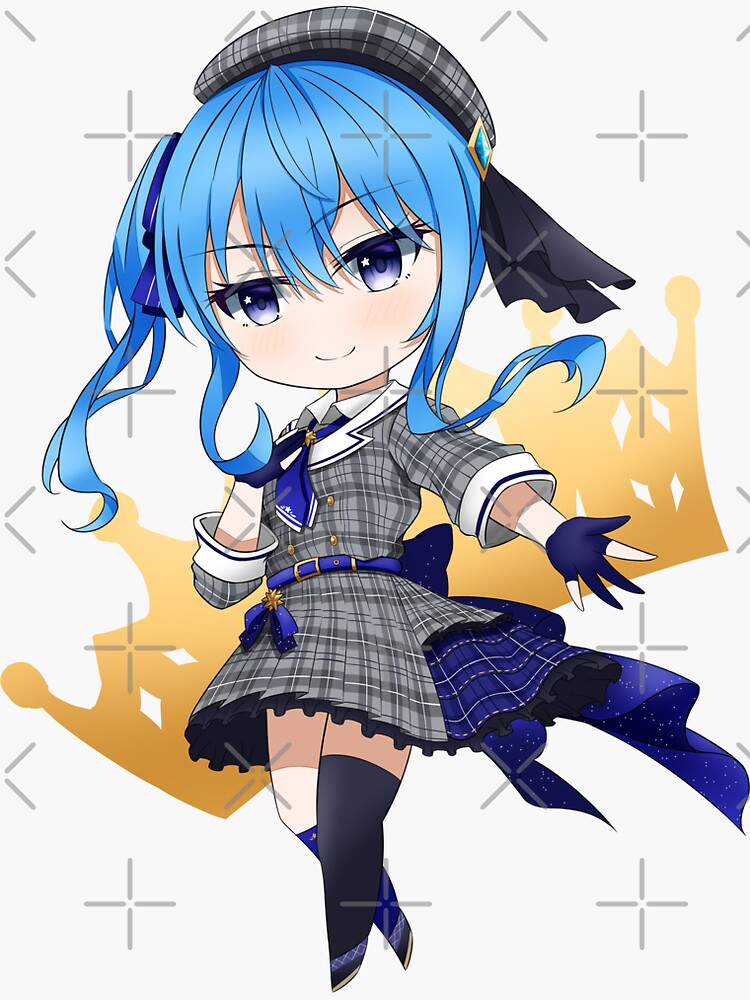 "Hoshimachi Suisei" Sticker for Sale by Mileskuy | Redbubble