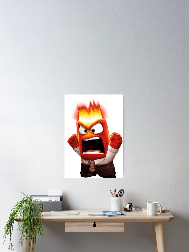 "Riley Anger Emotion inside out" Poster for Sale by Moaataz | Redbubble