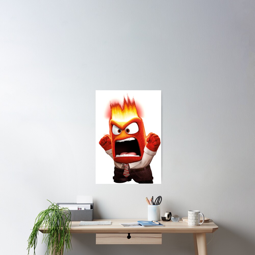 "Riley Anger Emotion inside out" Poster for Sale by Moaataz | Redbubble