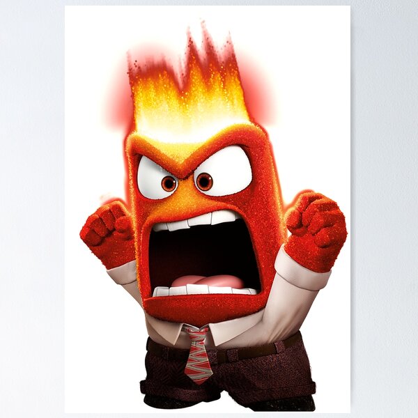 "Riley Anger Emotion inside out" Poster for Sale by Moaataz | Redbubble