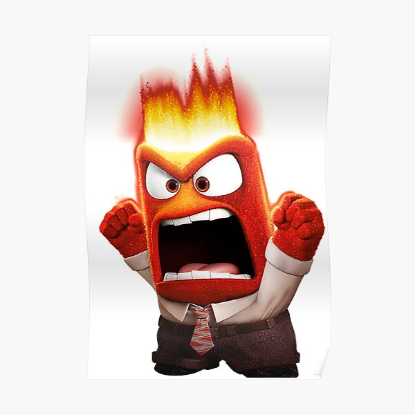 "Riley Anger Emotion inside out" Poster for Sale by Moaataz | Redbubble
