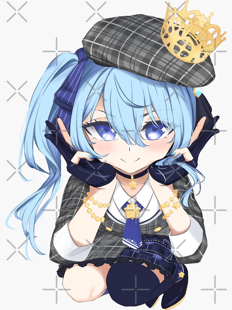 "Hoshimachi Suisei" Sticker for Sale by Mileskuy | Redbubble