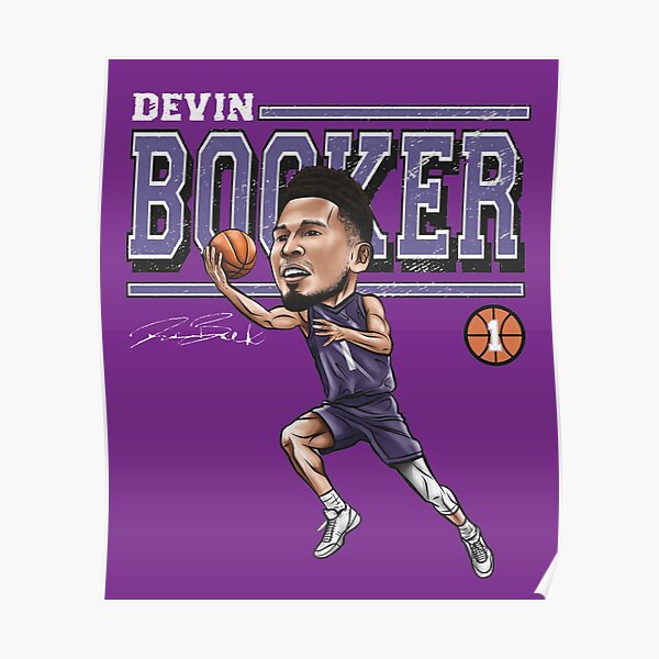 "Devin Booker Cartoon" Poster for Sale by richardreesep | Redbubble