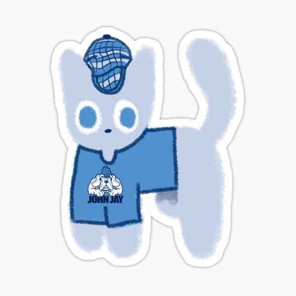 "john jay cat" Sticker for Sale by ilytbellaa | Redbubble