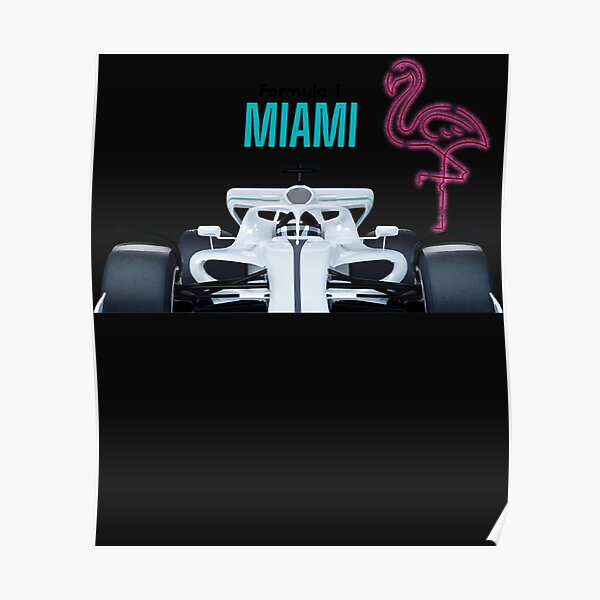 "Formula 1 Miami circuit 2022" Poster for Sale by RYANNAYLO | Redbubble
