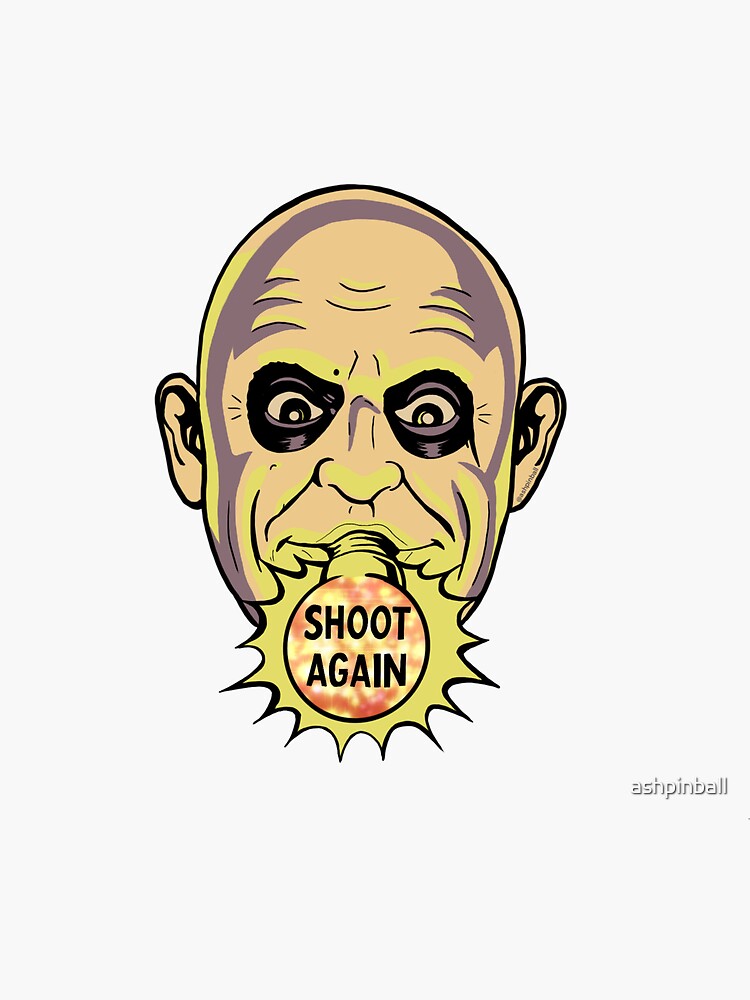 "Pinball ball save - Addams Family!" Sticker for Sale by ashpinball ...