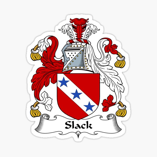 "Slack" Sticker for Sale by HaroldHeraldry | Redbubble