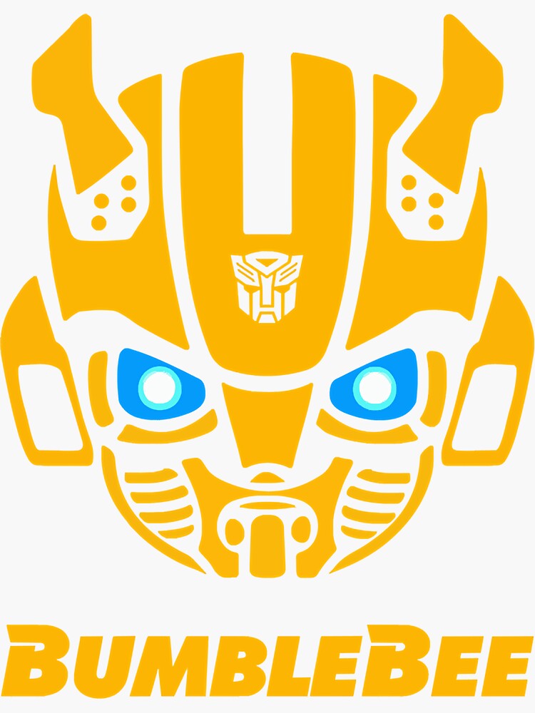 "Bumblebee Transformer" Sticker for Sale by MarshaReynosa | Redbubble