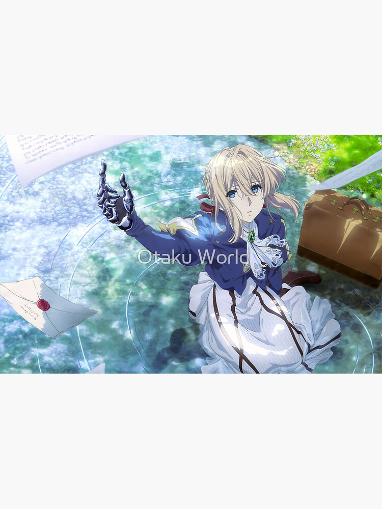 "Violet Evergarden Official" Sticker for Sale by OtakuWord | Redbubble