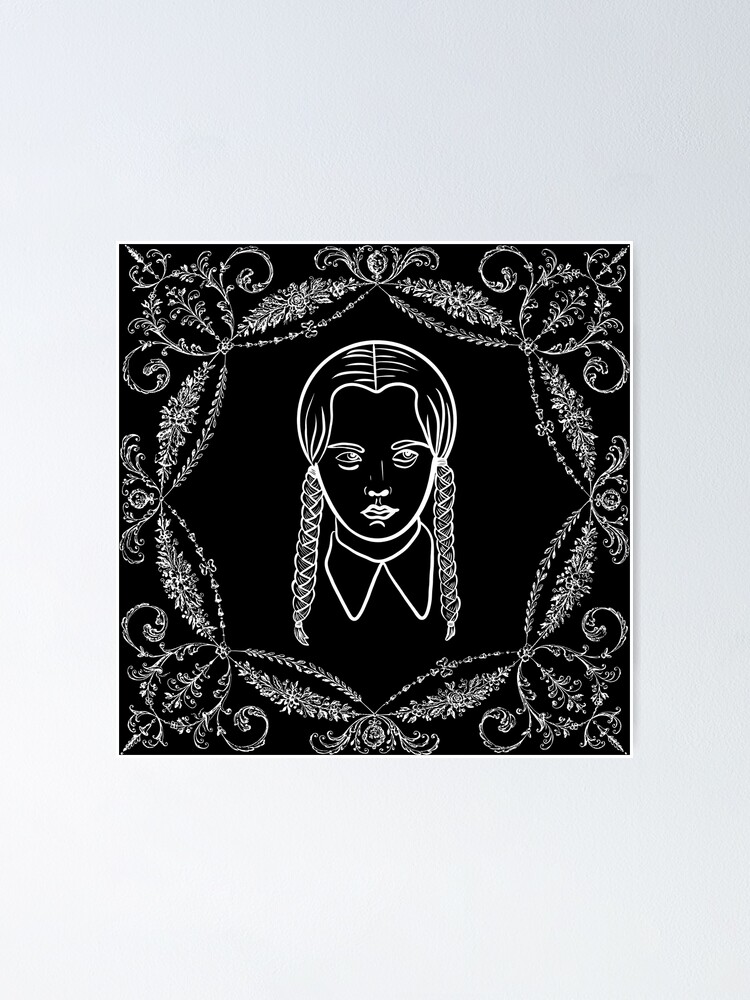 "A picture of Wednesday Addams " Poster for Sale by caseycarnage ...
