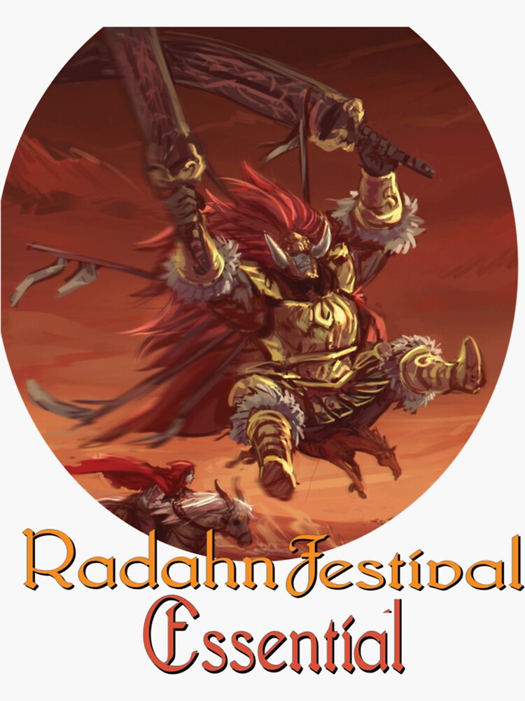 "Elden Ring Radahn Festival Poster Classic Essential Radahn Festival ...