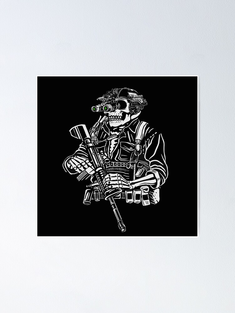 "Grim Tactical" Poster for Sale by IVTtech | Redbubble