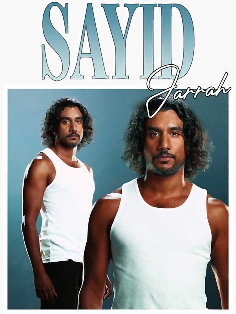 "Sayid jarrah" Sticker for Sale by KarenDeckerc | Redbubble