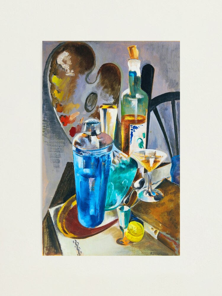 Lámina fotográfica «La Mesa del Artista William Preston Dickinson Precisionismo pintura - El ...